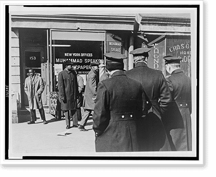 Historic Print, [Outside a muslim office in New York].World Telegram ...