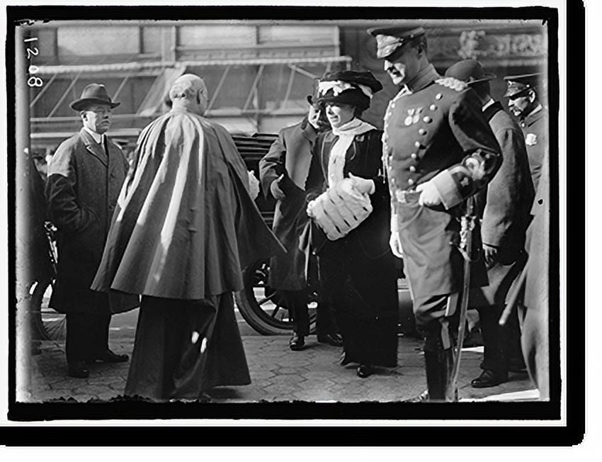 Historic Print, PAN AMERICAN MASS. THANKSGIVING DAY AT ST. PATRICK'S ...