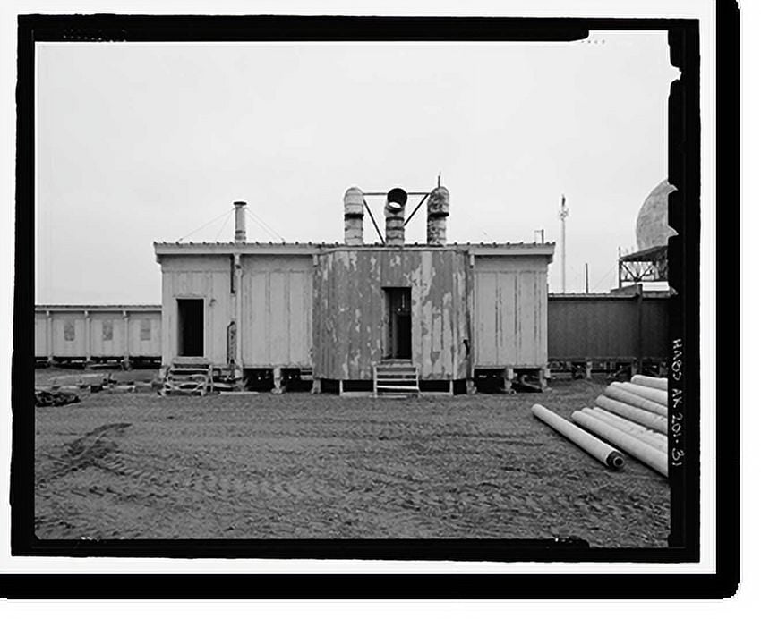 Historic Print, POW-3 Distant Early Warning Line Station, Bullen Point ...