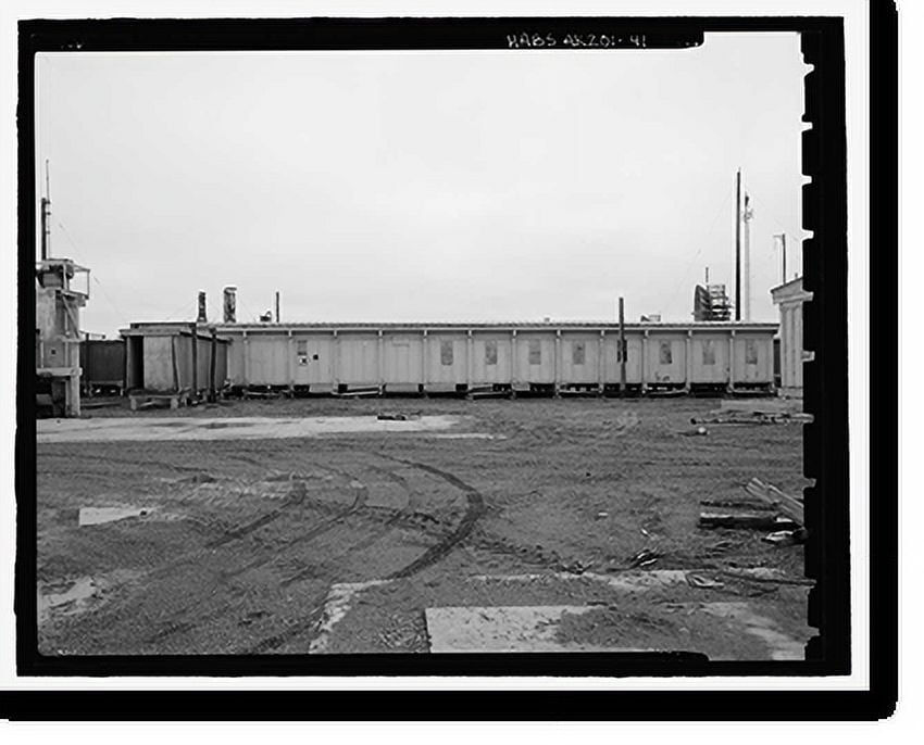 Historic Print, POW-3 Distant Early Warning Line Station, Bullen Point ...