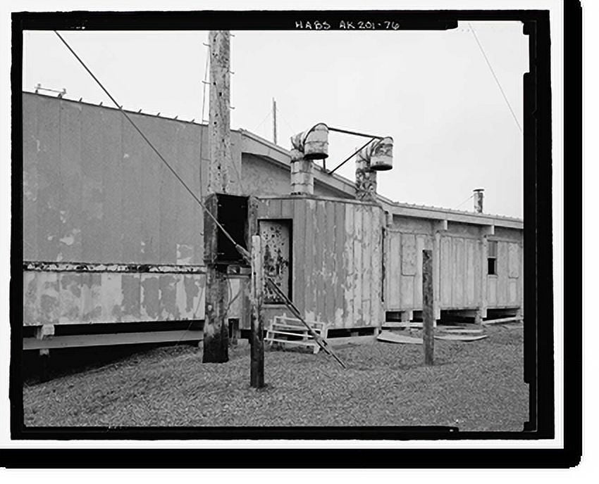 Historic Print, POW-3 Distant Early Warning Line Station, Bullen Point ...