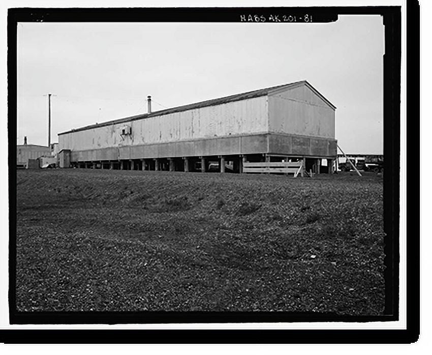 Historic Print, POW-3 Distant Early Warning Line Station, Bullen Point ...