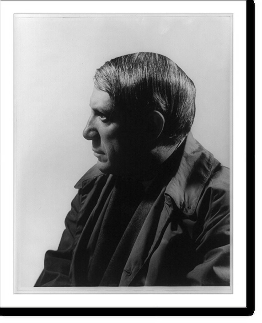 Historic Print, [Pablo Picasso, head-and-shoulders portrait, left ...
