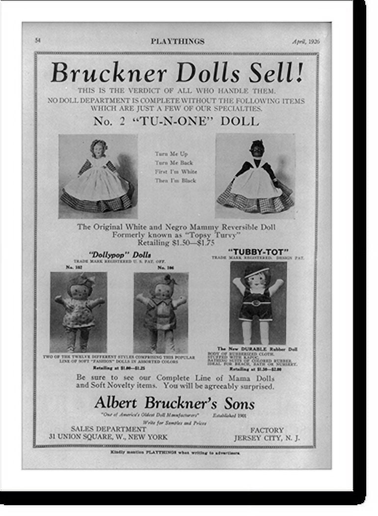 Historic Print, [Page from Playthings Magazine illus. dolls: between ...