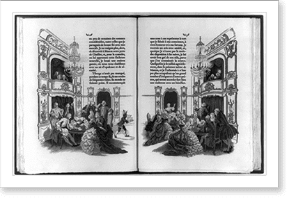 Historic Print, [Pages 62 & 63 of Histoire du chevalier des Grieux et ...