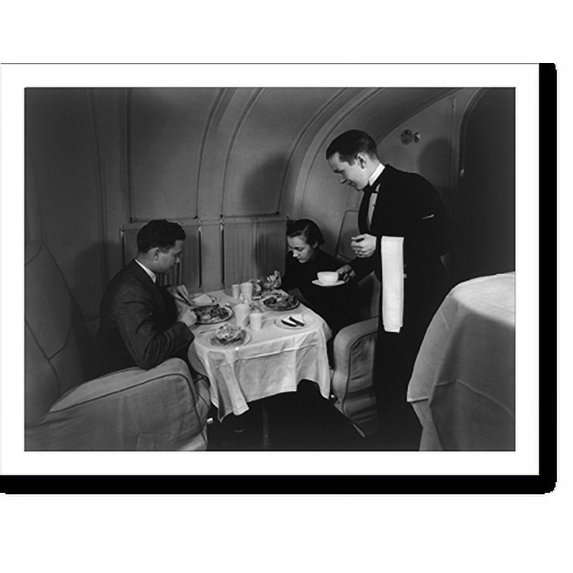 Historic Print, Pan American Martin Clipper: Dinette, Mr. Brundage, 16 ...