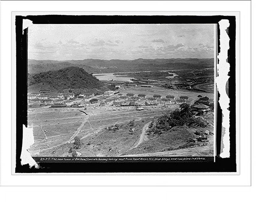 Historic Print, Panama Canal Zone, town of Balboa, 16" x 20" - Walmart.com