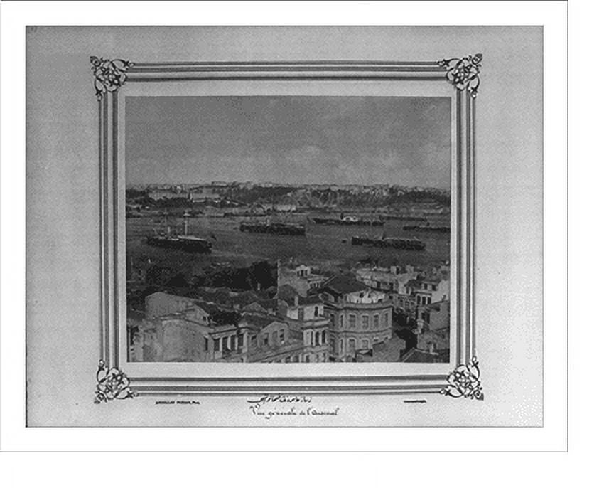 Historic Print, [Partial view of the Imperial Naval Arsenal from the ...
