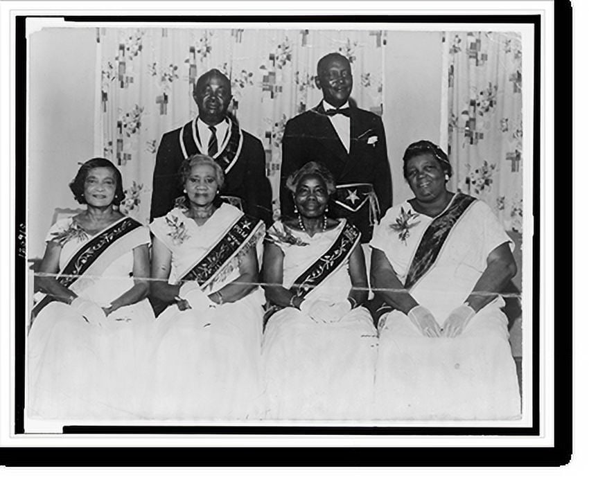 Historic Print, [Past Grand Patrons of the Order of the Eastern Star of ...