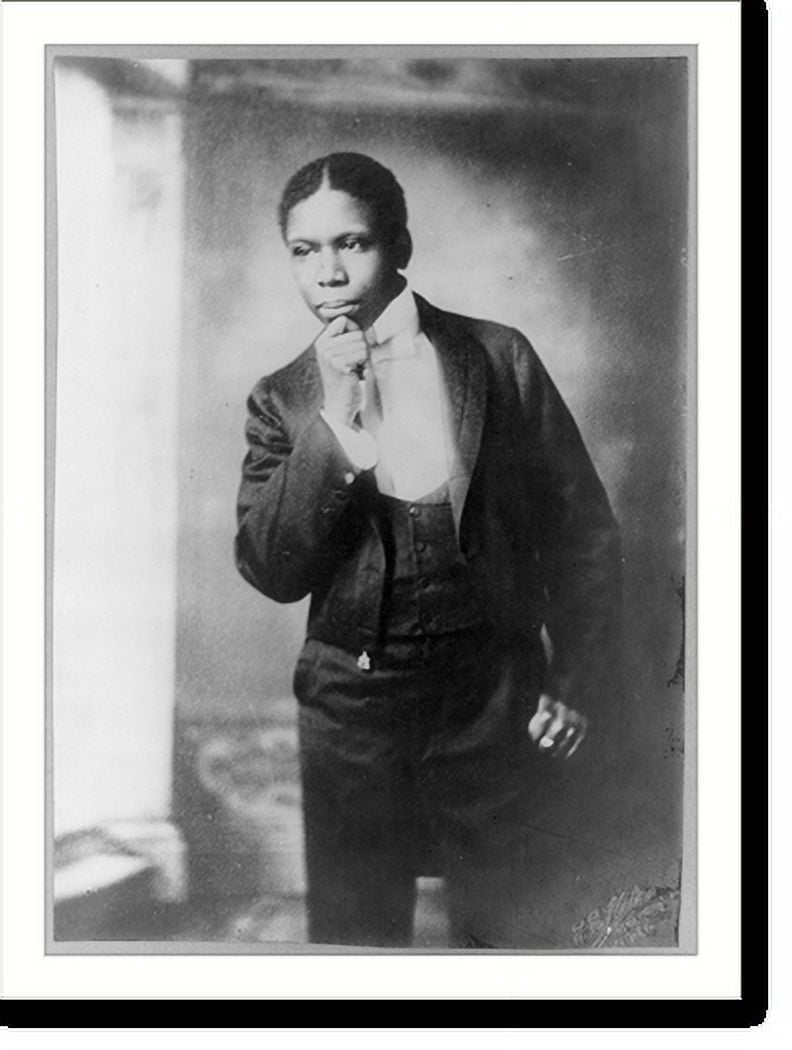 Historic Print, [Paul Lawrence Dunbar, three-quarter length portrait ...