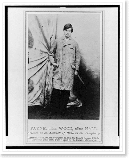 Historic Print, Payne, alias Wood, alias Hall. Arrested as an associate ...