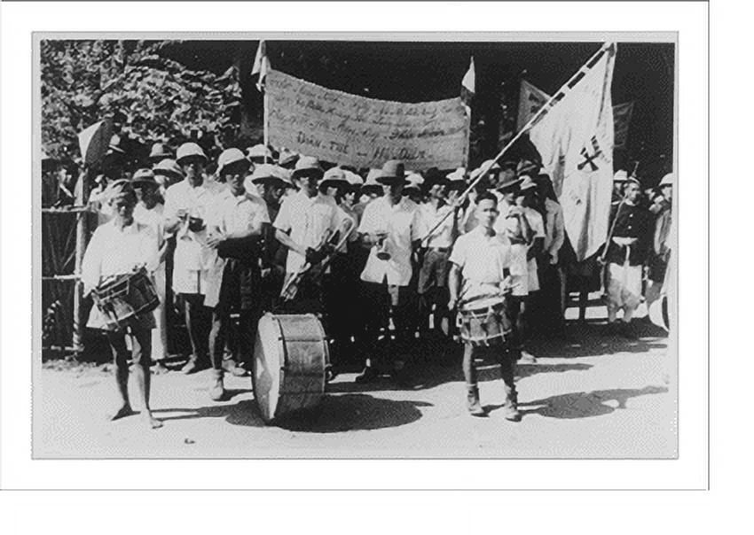 Historic Print, [Peace ceremonies between the French Indo-Chinese Viet ...