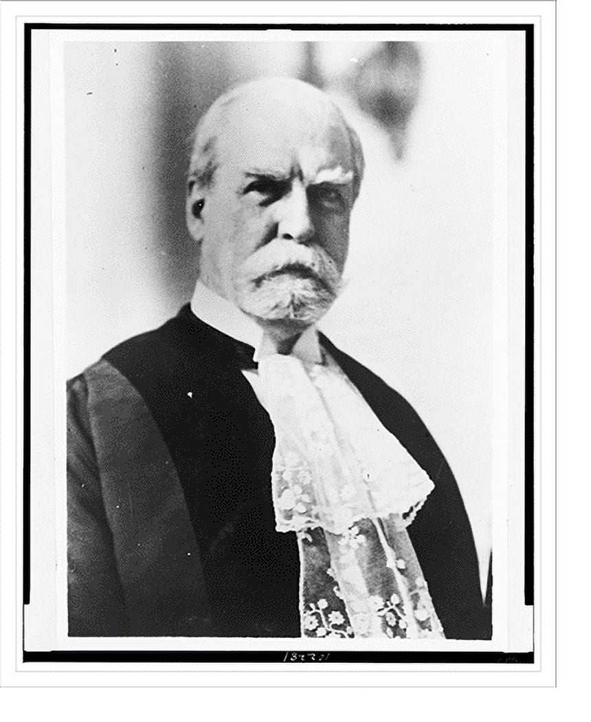 Historic Print, Peacemaker in latest photo. former Chief Justice Hughes ...