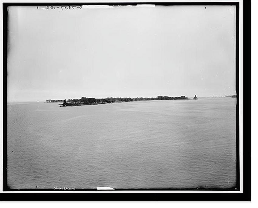 Historic Print, [Peche Island and Windmill Point, Lake St. Clair, Ont ...