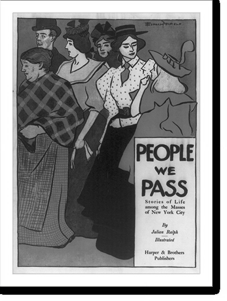 Historic Print, People we pass - stories of life among the masses of ...