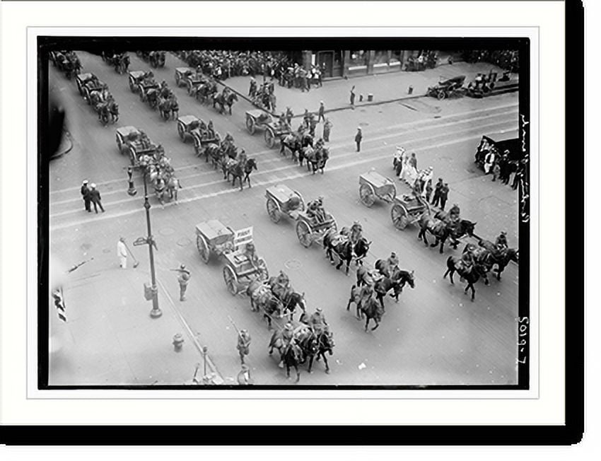 Historic Print, Pershing parade, 16" x 20" - Walmart.com