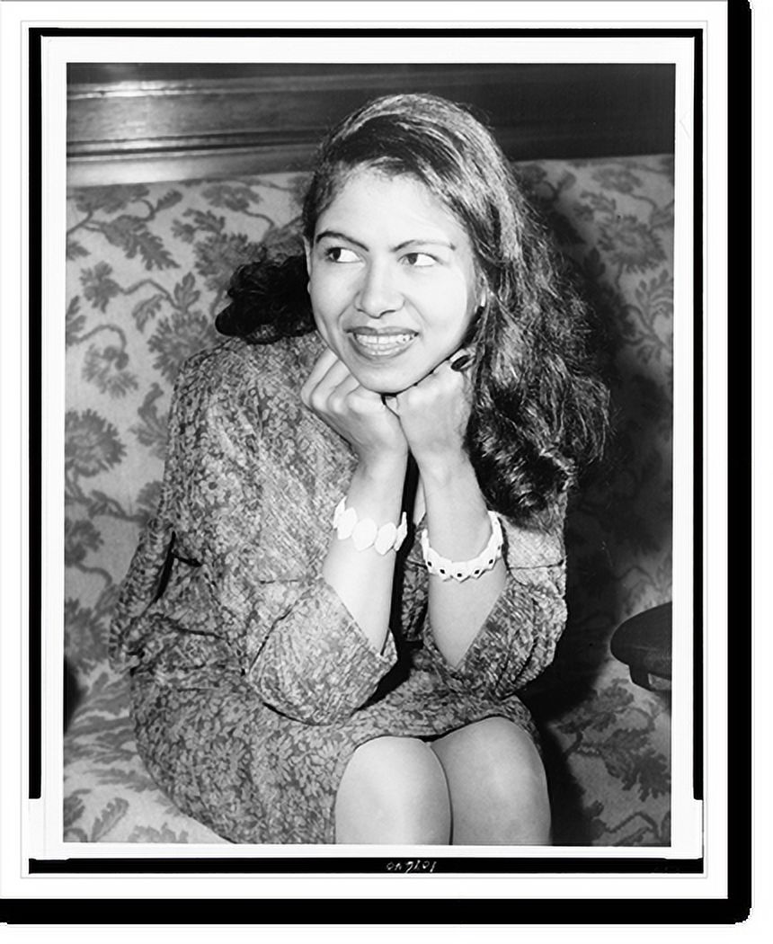 Historic Print, [Philippa Schuyler, concert pianist, three-quarter ...