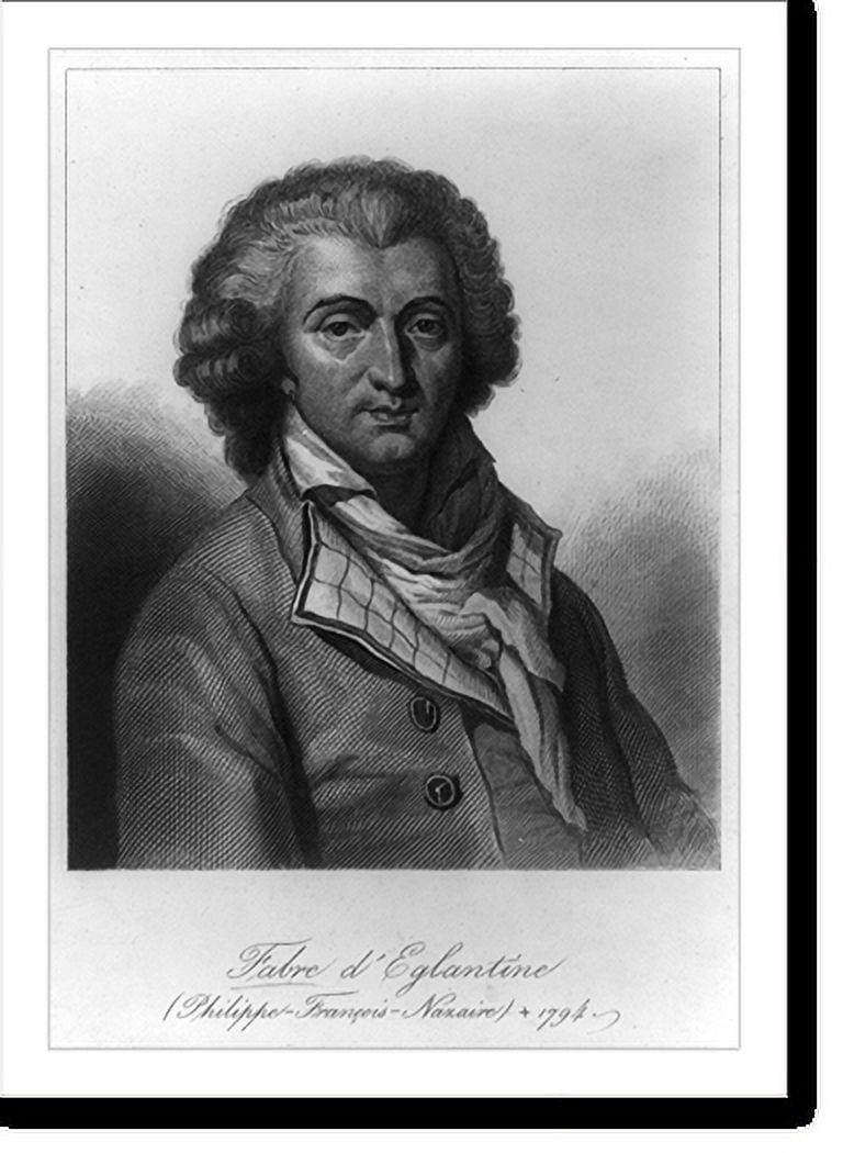 Historic Print, Philippe Francois Nazaire Fabre d'Eglantine, 1755-1794 ...