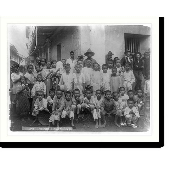 Historic Print, [Philippine Insurrection, 1899: large group [?] of ...