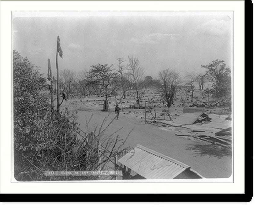 Historic Print, [Philippine Insurrection, 1899: soldier patrolling ...