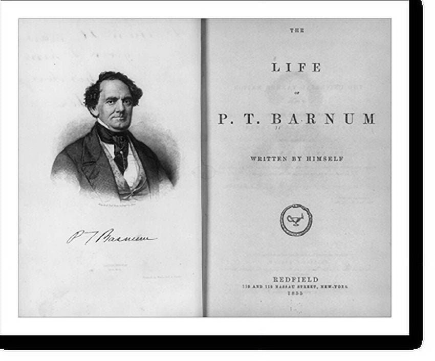 Historic Print, [Phineas Taylor Barnum, 1810-1891, head and shoulders ...