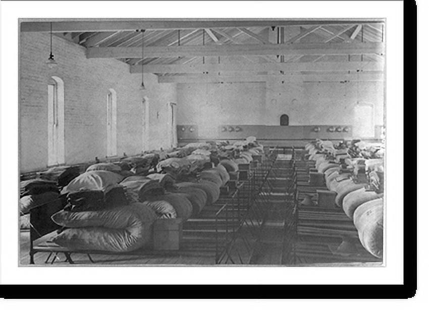 Historic Print, [Photo of prison: prison dorm, Leavenworth, Kansas], 16 ...