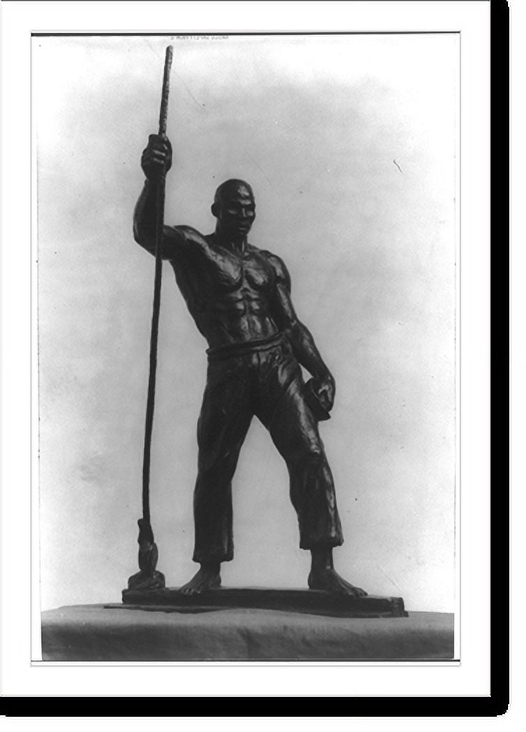 Historic Print, [Photograph of a sculpted figure, Stevedore" by ...