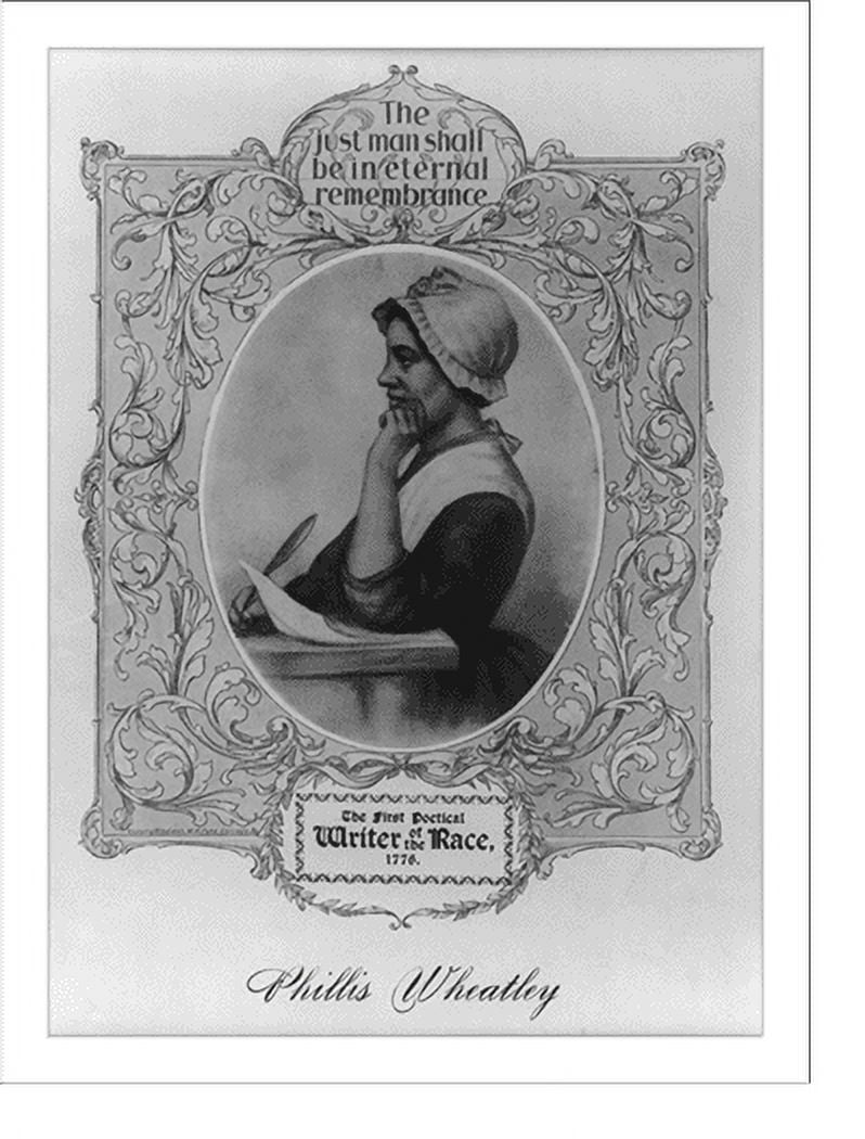 Historic Print, [Phyllis Wheatley, 1753?-1784, half-length portrait ...