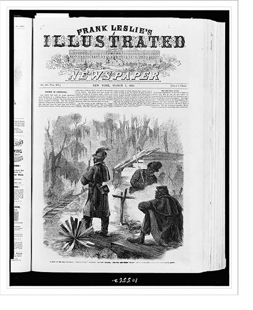 Historic Print, Pickets of the First Louisiana Native Guard" guarding ...