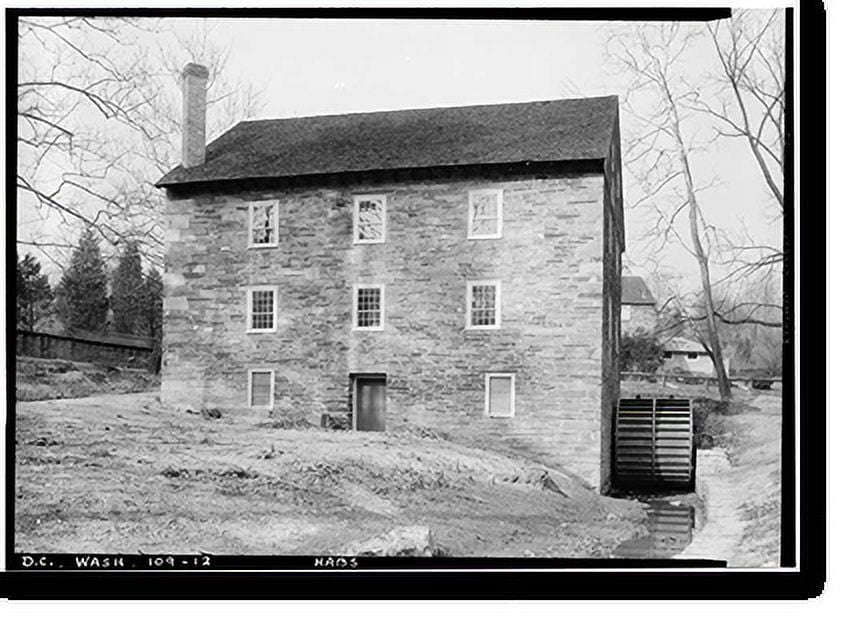 Historic Print, Pierce Mill, Tilden Street & Beach Drive Northwest ...