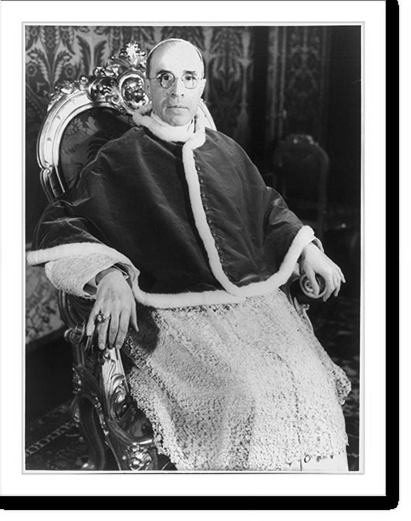 Historic Print, [Pius XII, Pope, 1876-1958, three-quarter length ...