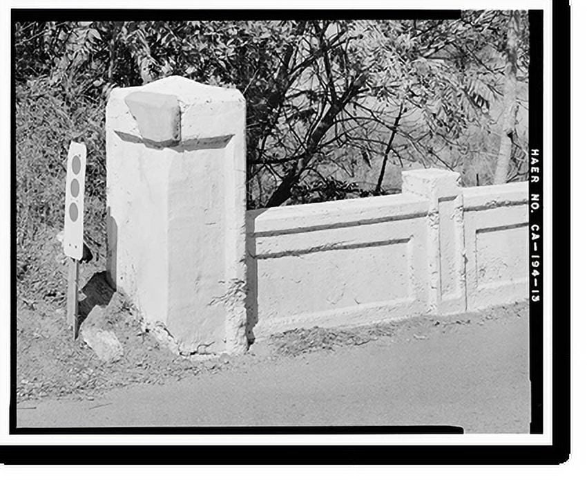 Historic Print, Pleasants Valley Road Bridge, Spanning Pleasants Creek ...