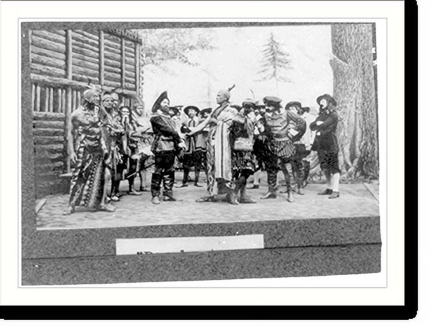 Historic Print, Pocahontas - four scenes from the motion picture - 4 ...