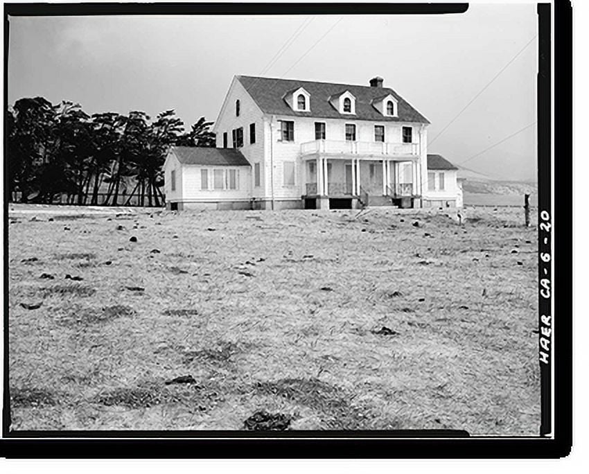 Historic Print, Point Arguello Coast Guard Rescue Station, Lompoc ...