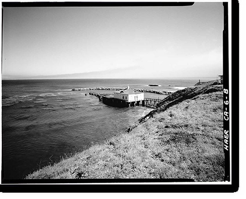 Historic Print, Point Arguello Coast Guard Rescue Station, Lompoc ...