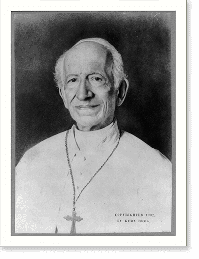 Historic Print, [Pope Leo XIII, 1810-1903, bust portrait], 18" x 24 ...