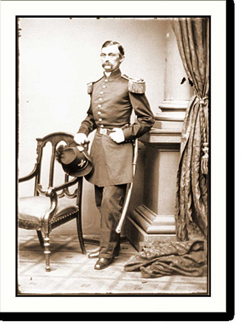 Historic Print, Portrait of Capt. Charles Griffin officer of the Federal Army (Brig. Gen. from ...