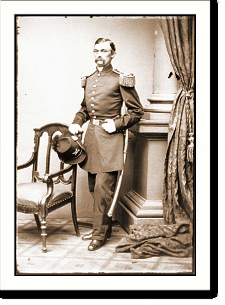 Historic Print, Portrait of Capt. Charles Griffin officer of the ...