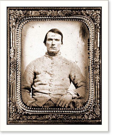 Historic Print, Portrait of Pvt. Sampson Altman Jr. Company C 29th ...