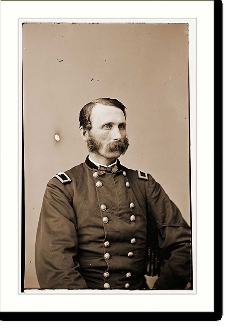 Historic Print, Portrait of brevetted Brigadier General Napoleon Bonaparte McLaughlen (1823-1887 ...