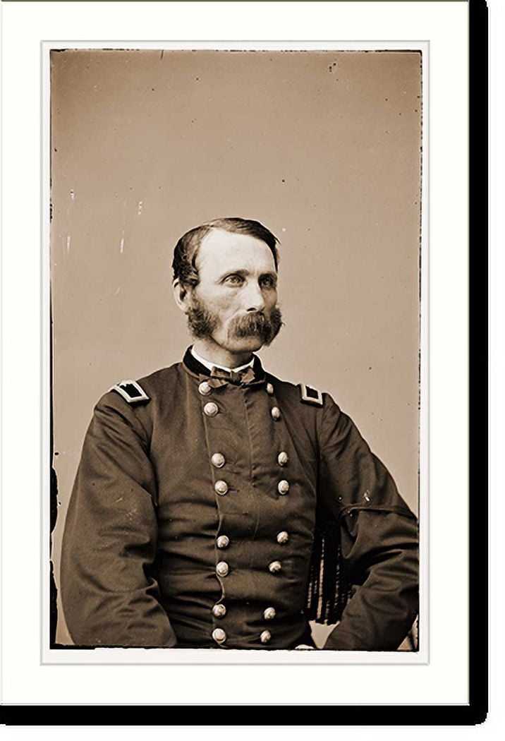 Historic Print, Portrait of brevetted Brigadier General Napoleon ...