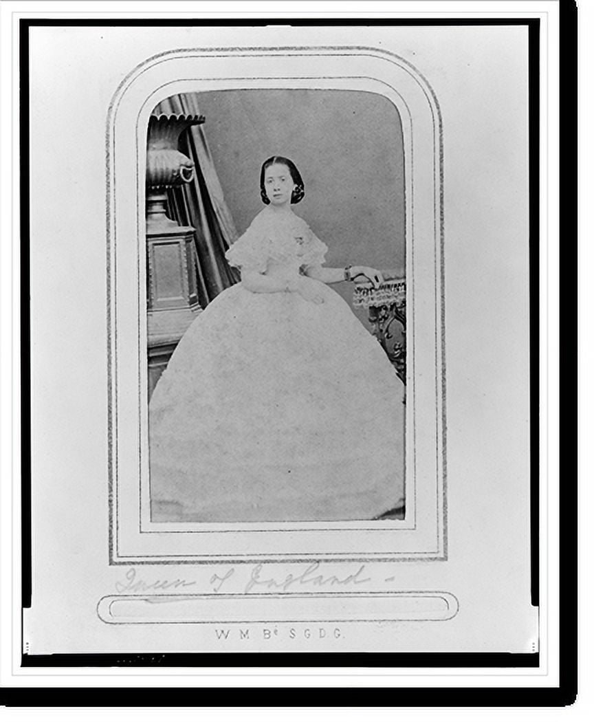 Historic Print, [Possibly Princess Victoria, full-length portrait ...