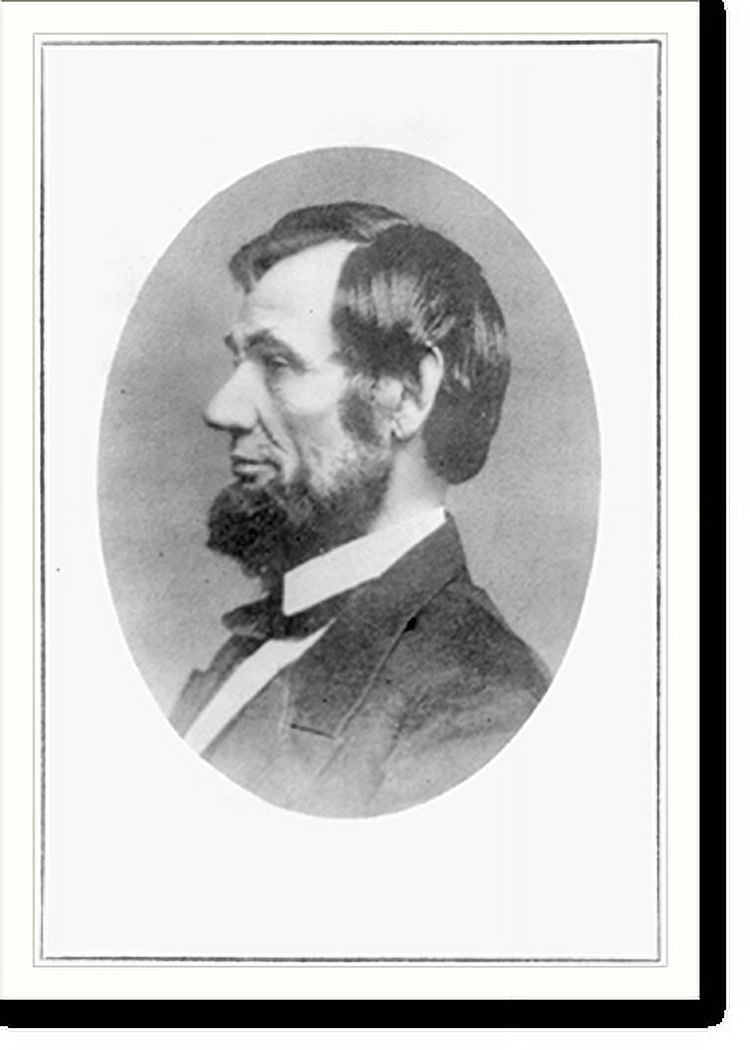 Historic Print, [President Abraham Lincoln, profile bust, May 16, 1861 ...