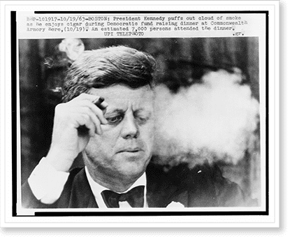 Historic Print, [President John F. Kennedy, head-and-shoulders portrait ...
