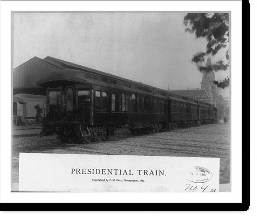 Historic Print, Presidential Train [of Grover Cleveland], 16" x 20 ...