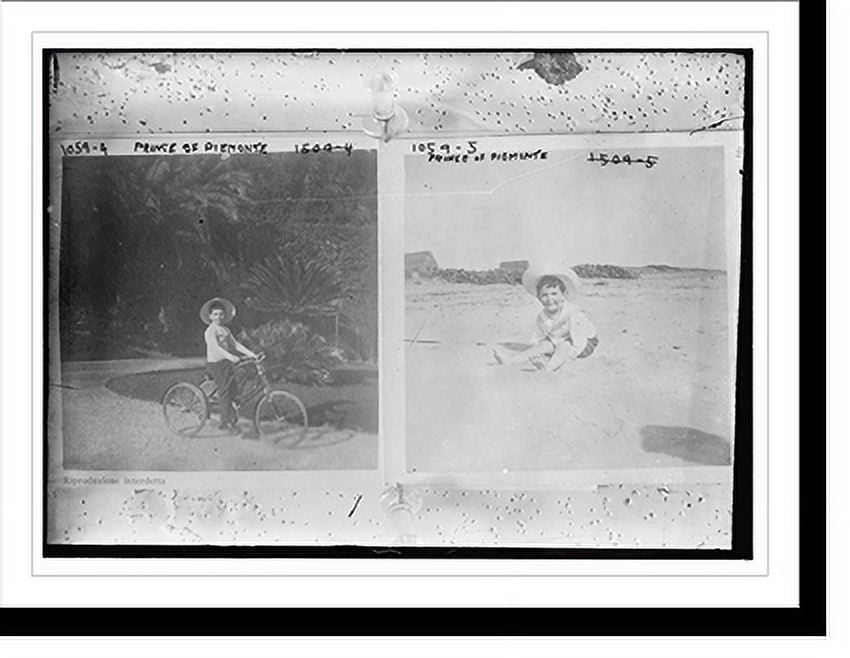 Historic Print, Prince of Piemonte (Crown Prince of Italy) - 2, 18" x ...