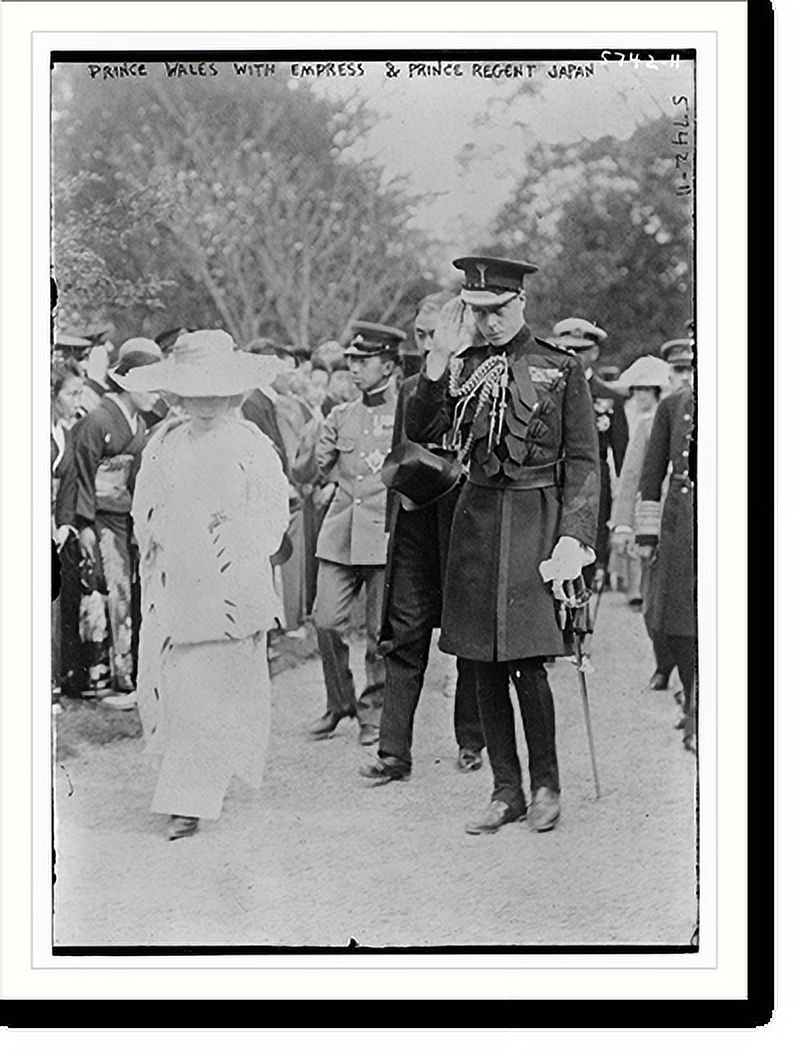 Historic Print, Prince of Wales with Empress and Prince Regent of Japan ...