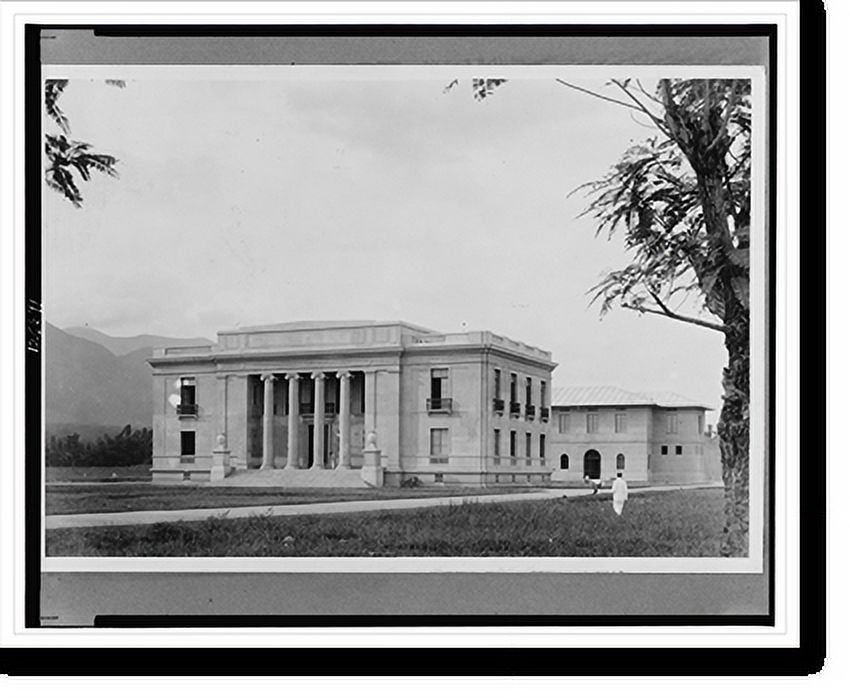 Historic Print, Provincial Government Building of Sorsogon, Philippine ...