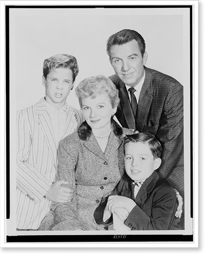 Historic Print, [Publicity photo of the Cleaver family of the Leave it ...