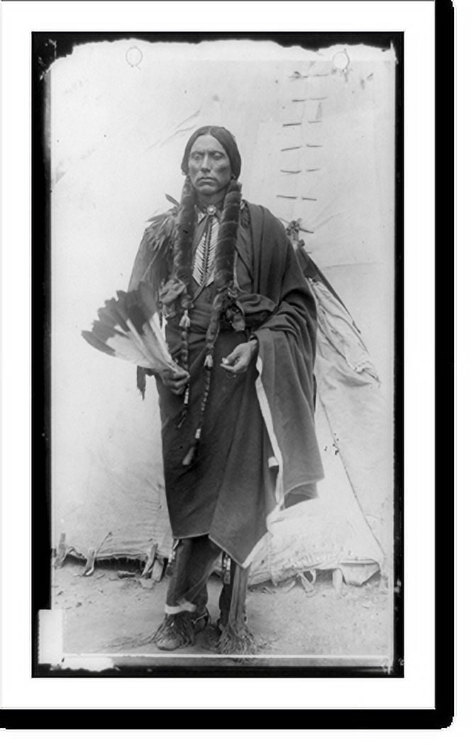 Historic Print, [Quanah Parker, Comanche Indian Chief, full-length ...